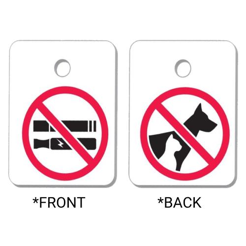 No Pets No Smoking Key Tags – ADSCO Companies